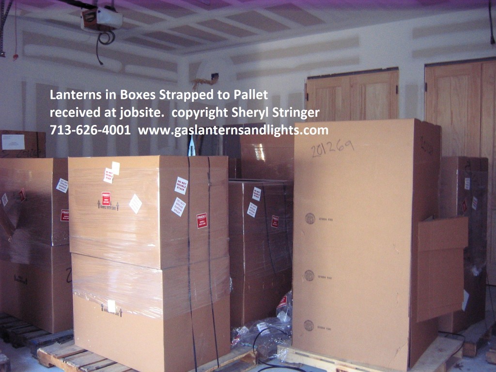 Gas Lantern Installation - Gas Lanterns and Lights