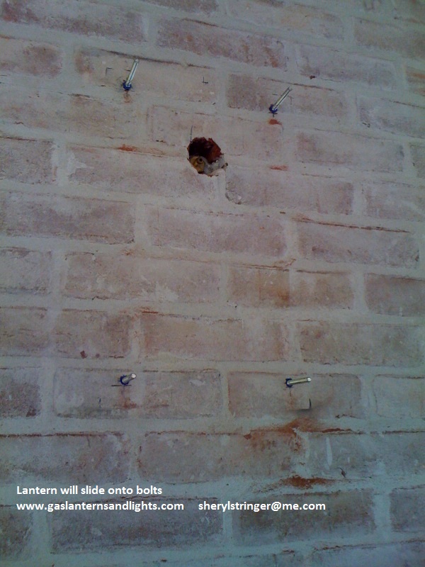 Gas Lantern Installation - Gas Lanterns and Lights