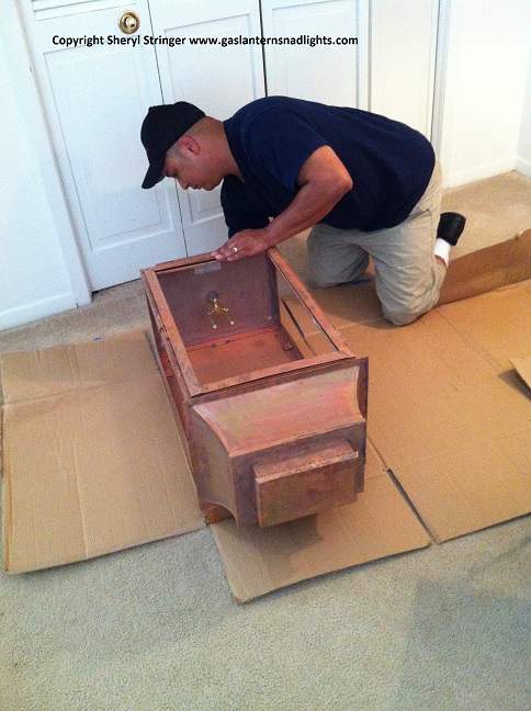 Gas Lantern Installation - Gas Lanterns and Lights